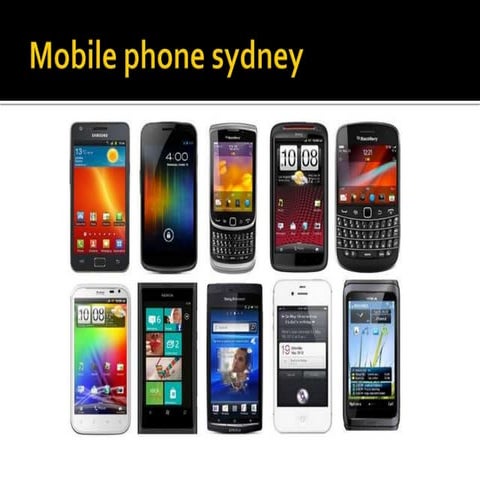 Mobile phone sydney | PPT