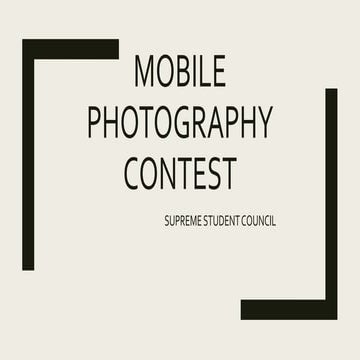 Mobile photography contest.pptx
