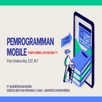Mobile Programming pemrogramman mobile pemrogramman perangkat bergerak ...