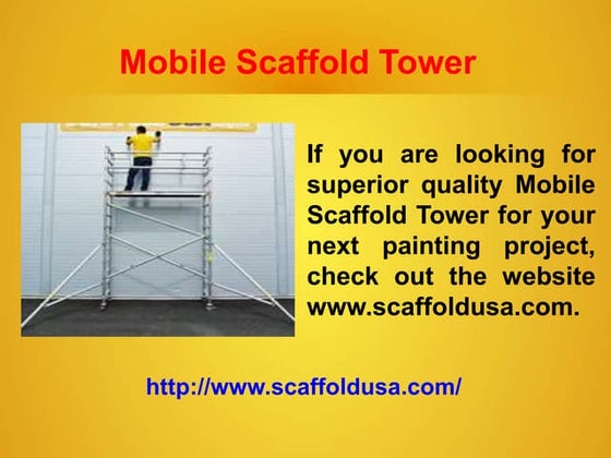 Mobile Scaffold Tower | PPT