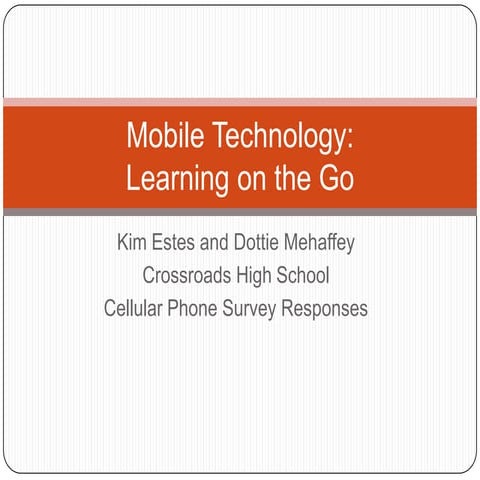 Mobile technology | PPT