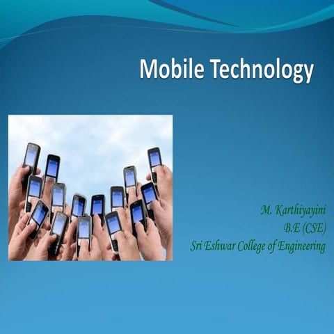 Mobile technology | PPT