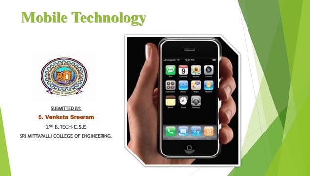 Mobile technology presentation | PPT