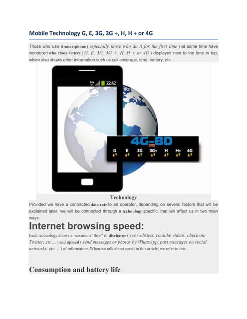 4G Technology and Its Application – An Overview | PDF