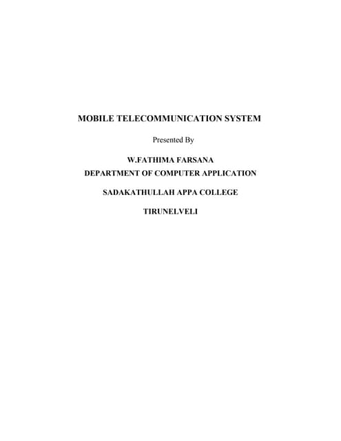 Telecom Roaming Overview | PDF | Phone Services | Home Utilities