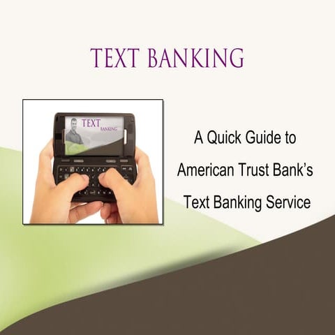 Mobile Text Banking | PPT