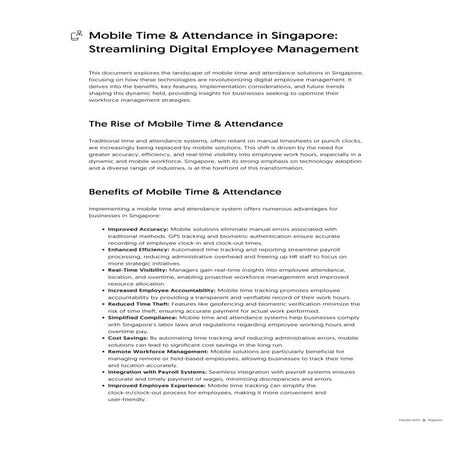 Mobile Time & Attendance in Singapore_ Streamlining Digital Employee Management.pdf