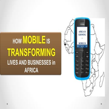 Mobile Transformation in Africa | PDF