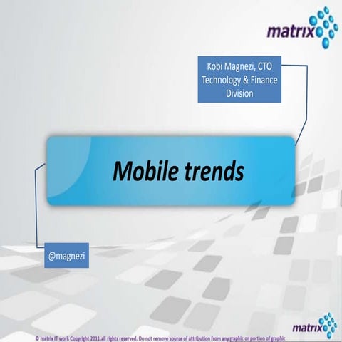 2012 Mobile Trends | PPT