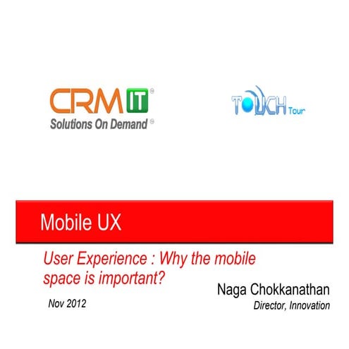 Mobile UX | PPT