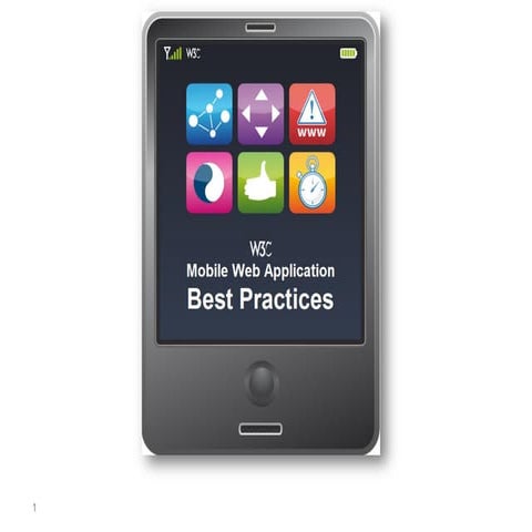 שיטות לפיתוח אפליקציות ווב למכשירים ניידים על פי Mobile Web Application Best Practices | PDF