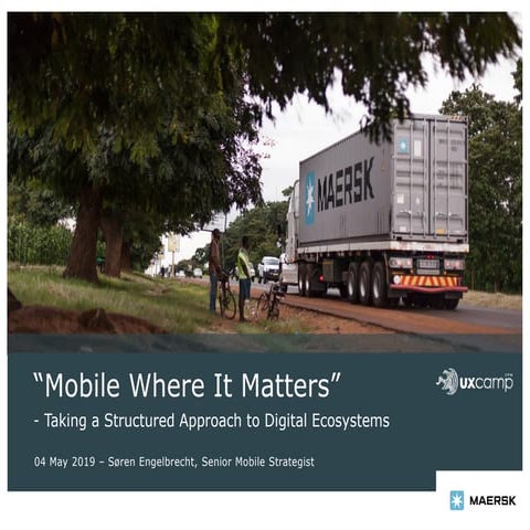 Mobile where it Matters - A Strategic Approach to Digital Ecosystems | PPT