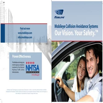 Mobileye brochure | PDF