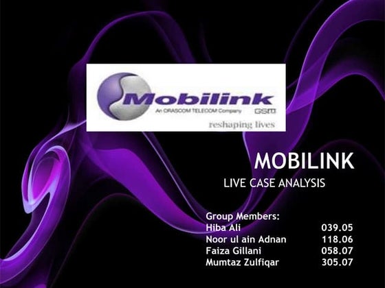 SWOT ANALYSIS OF MOBILINK | PDF