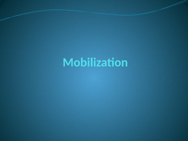 Mobilization | PPTX