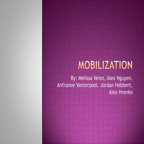 Mobilization | PPTX | Death, Injury, or Military Conflict | Sensitive ...