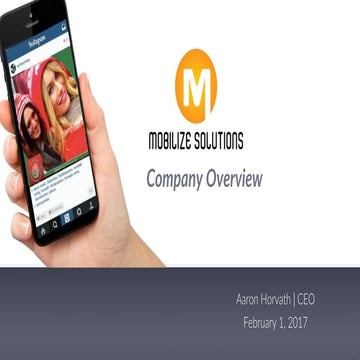 Mobilize - Company Overview | PDF