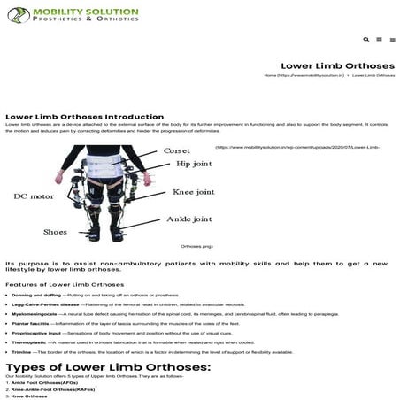 Mobillitysolution in-upper-limb-orthoses | PDF