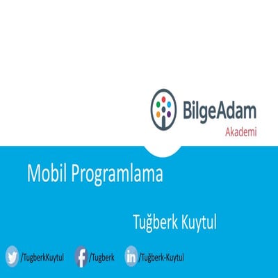 Mobil programlama | PPTX