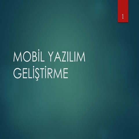 Ionic & Cross Platform Teknolojisi | PPTX