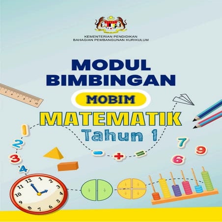 MOBIM MATEMATIK TAHUN 1 Versi BM.pdf.print | PDF