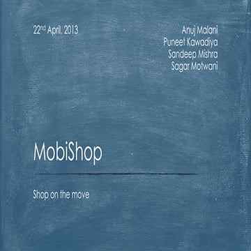Mobile shop.ppt123 | PPT