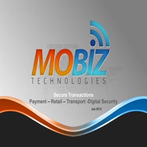 Mobiz Technologies services | PPTX