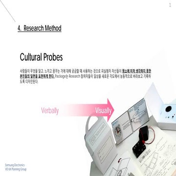Cultural probe | PDF