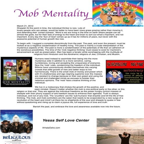 Mob mentality | PDF