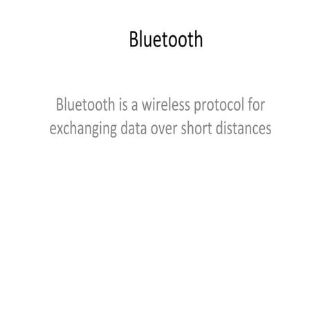Mobme Tech Talk(Bluetooth Profiles) | PPT