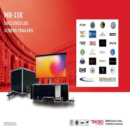 MOBO MB-15E Mobile LED Screen Trailer Brochure | PDF