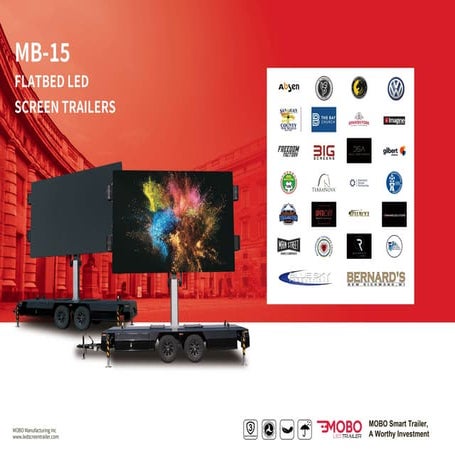 MOBO MB-15 Mobile LED Screen Trailer Brochure | PPT