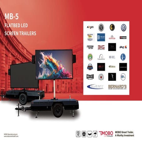MOBO MB-5 Mobile LED Screen Trailer Brochure | PPT