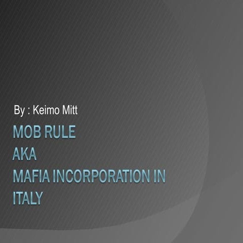 Mob rule | PPT