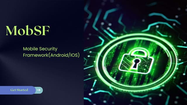 Mobsf Mobile Security Testing Android Ios Ppt