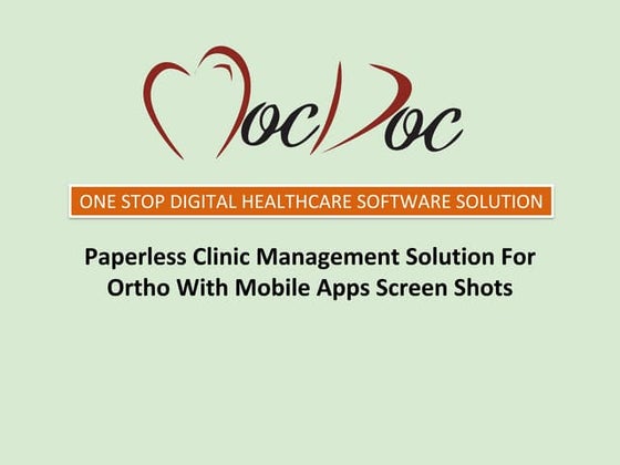 MocDoc Features | PDF