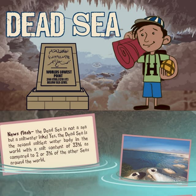 Dead Sea Facts and Information – Mocomi Kids | PDF