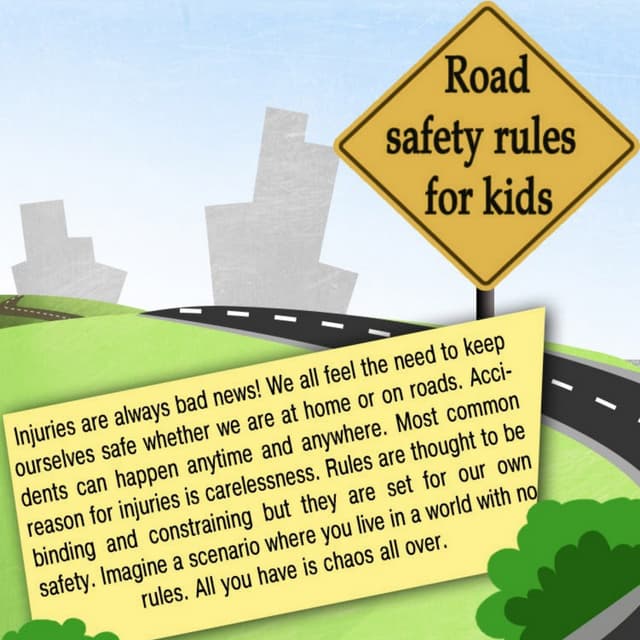 Road Safety Rules, Regulations and Signs – Mocomi Kids | PDF