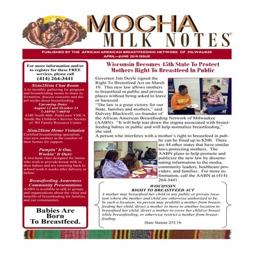 Mocha milk notes | PDF