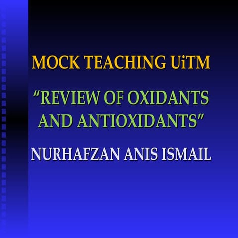 Mock Teaching 2007-ANIS | PPT