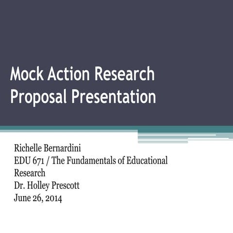 Mock action research | PPT