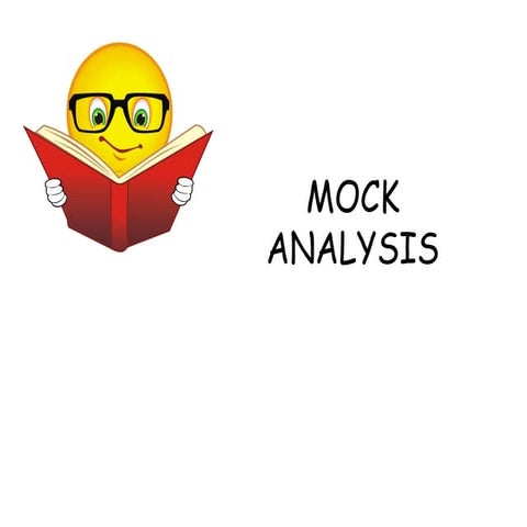Mock Analysis | PPT