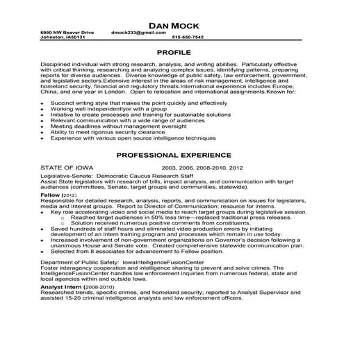 RESUME' LNKEDIN | DOCX