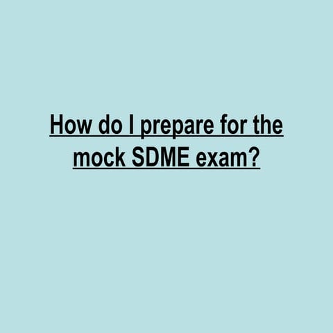 Mock exam prep | PPT