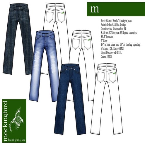 Mockingbird Brand Jeans Stella Straight | PDF