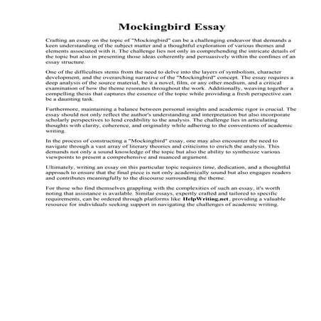 Mockingbird Essay.pdf