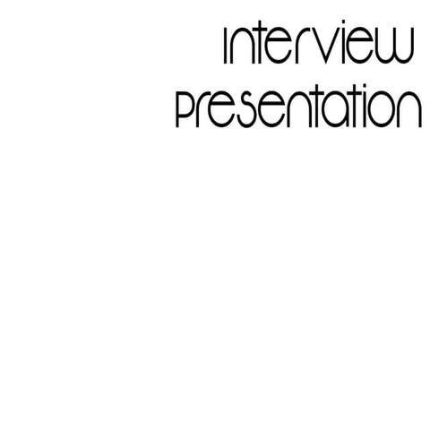 Mock interview | PPTX