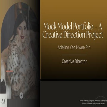 Mock Model Portfolio - A Creative Direction Project | PDF