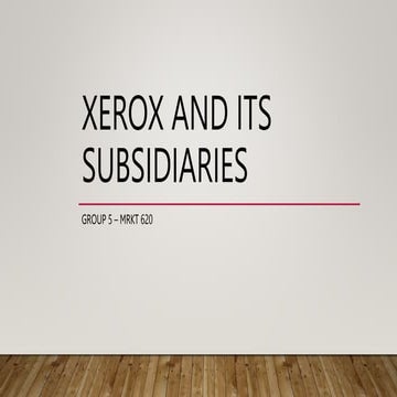 Mock Presentation Xerox Group.pptx