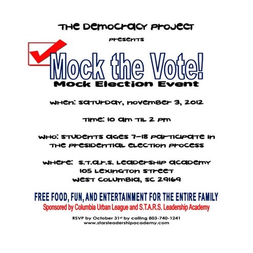 Mock the Vote Flyer | PDF